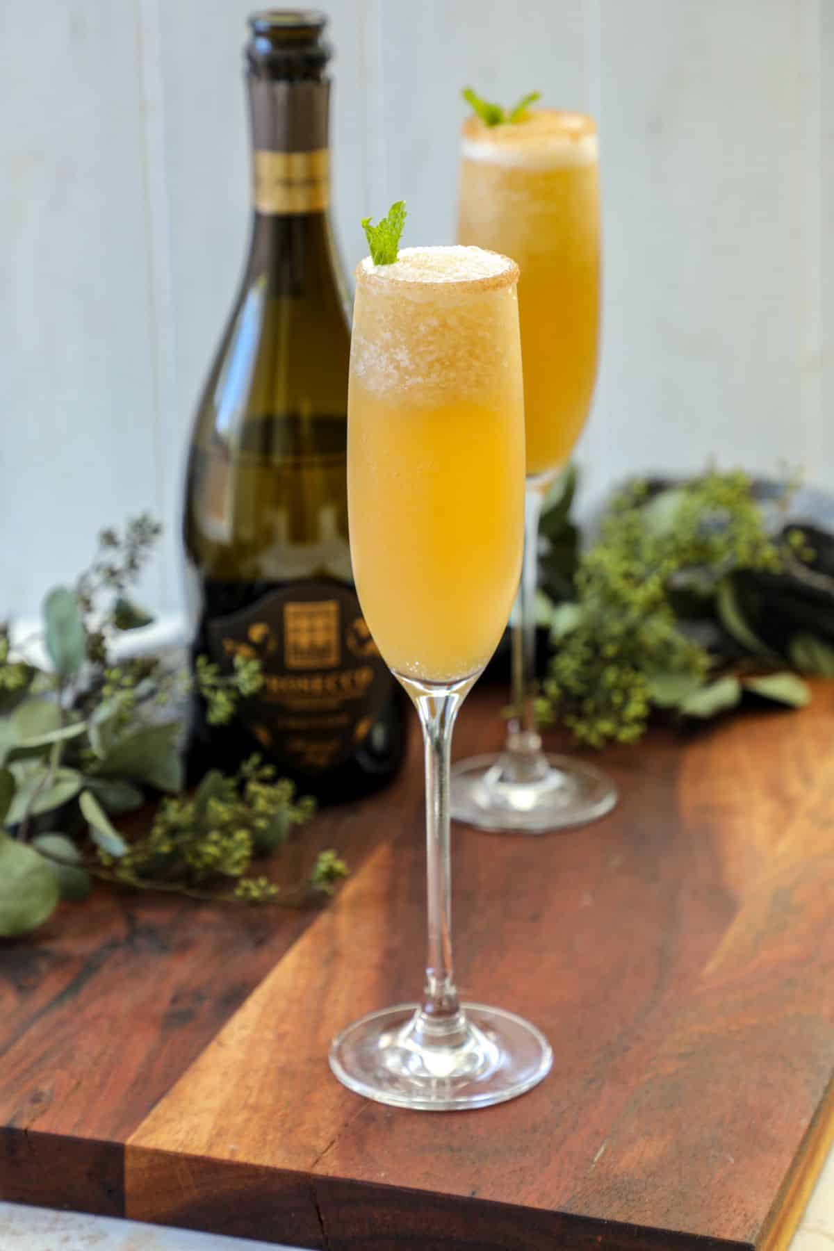 Frozen Apple Cider Mimosa - Bonappeteach