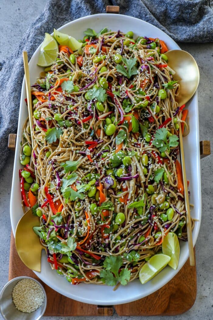 Cold Soba Noodle Salad Recipe - Bonappeteach