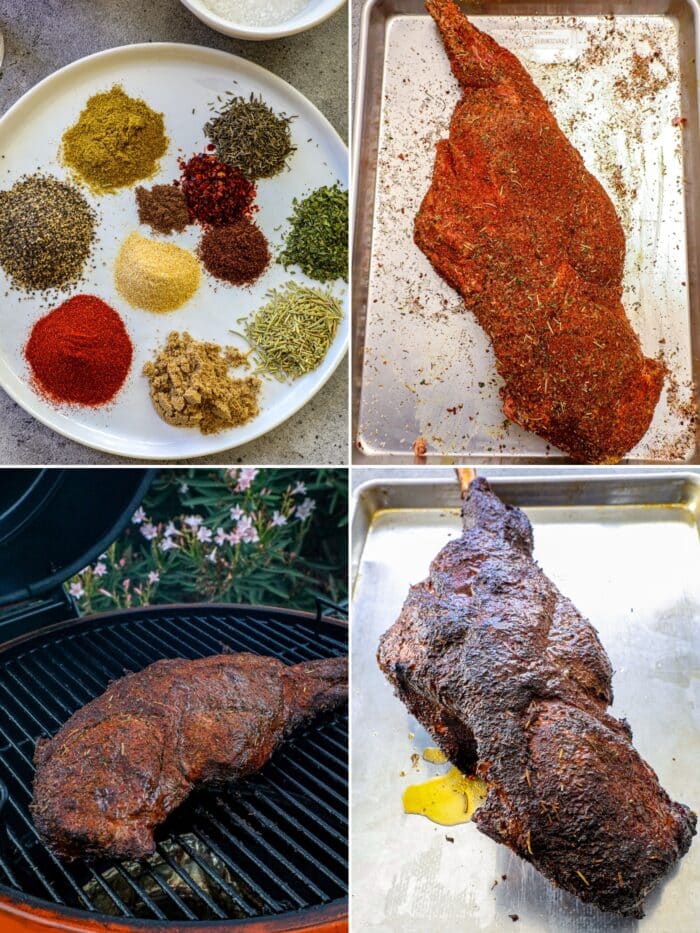 Smoked Leg Of Lamb (Pulled Lamb) - Bonappeteach
