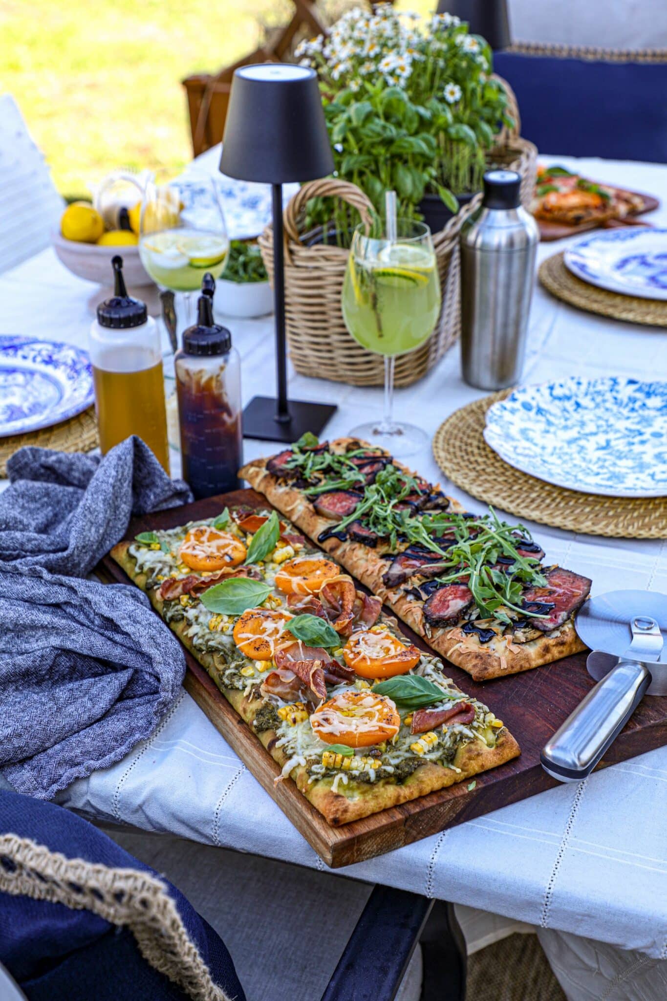 Grilled Flatbread Pizza Recipe - Bonappeteach