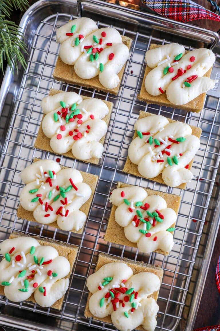 Christmas Sugar Cookie Bars Recipe - Bonappeteach